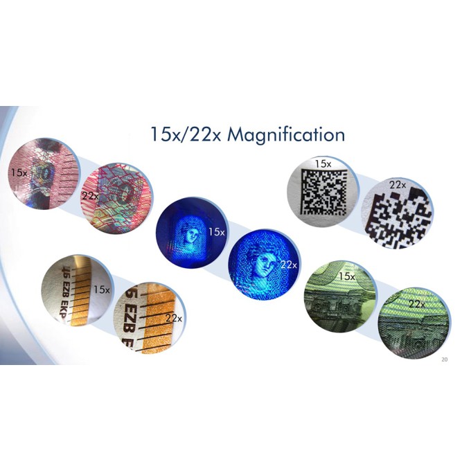 Verificator portabil documente Doculus Lumus 22x Embassy Edition